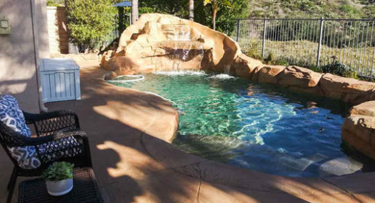 #1 Artificial Rock Waterfalls for Pools in San Clemente, CA