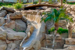 How to Make a Rock Pool Slide Slippery Again?